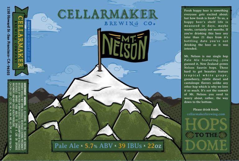 Mt. Nelson - Sold Out | Cellarmaker Brewing Co. | SOMA San Francisco