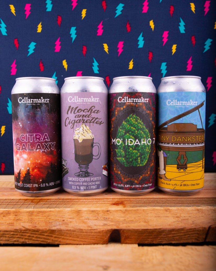"Citra Galaxy" IPA, "DDH Tiny Dankster" Pale Ale, "Mo' Idaho 7" IPA ...