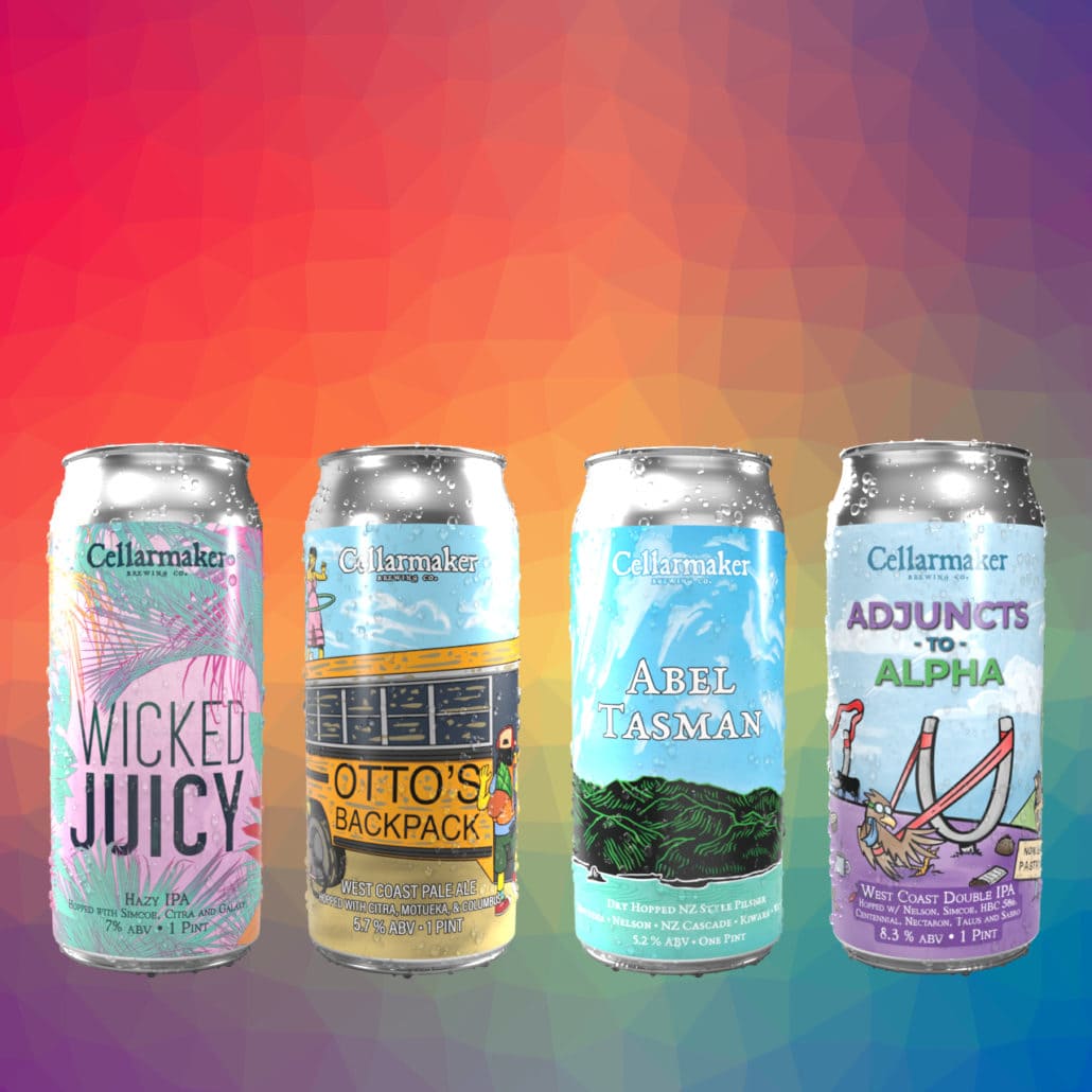 Wicked Juicy Hazy IPA, Abel Tasman Pilsner, Otto's Backpack Pale Ale ...