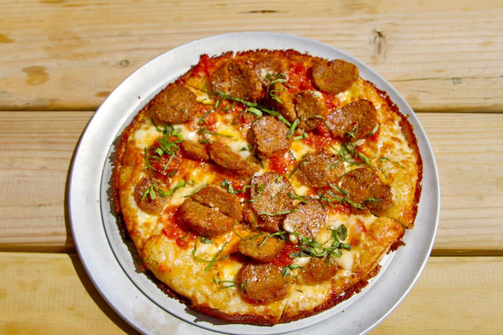 Meatball Pizza | Cellarmaker Brewing Company